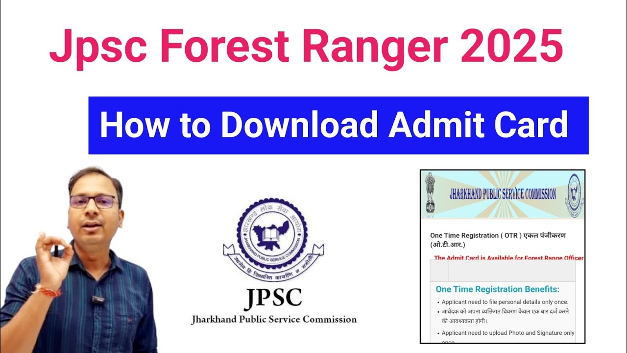 How to download jpsc forest ranger admit card | Jpsc forest range ...