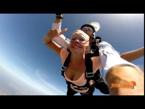 Ashley sky diving