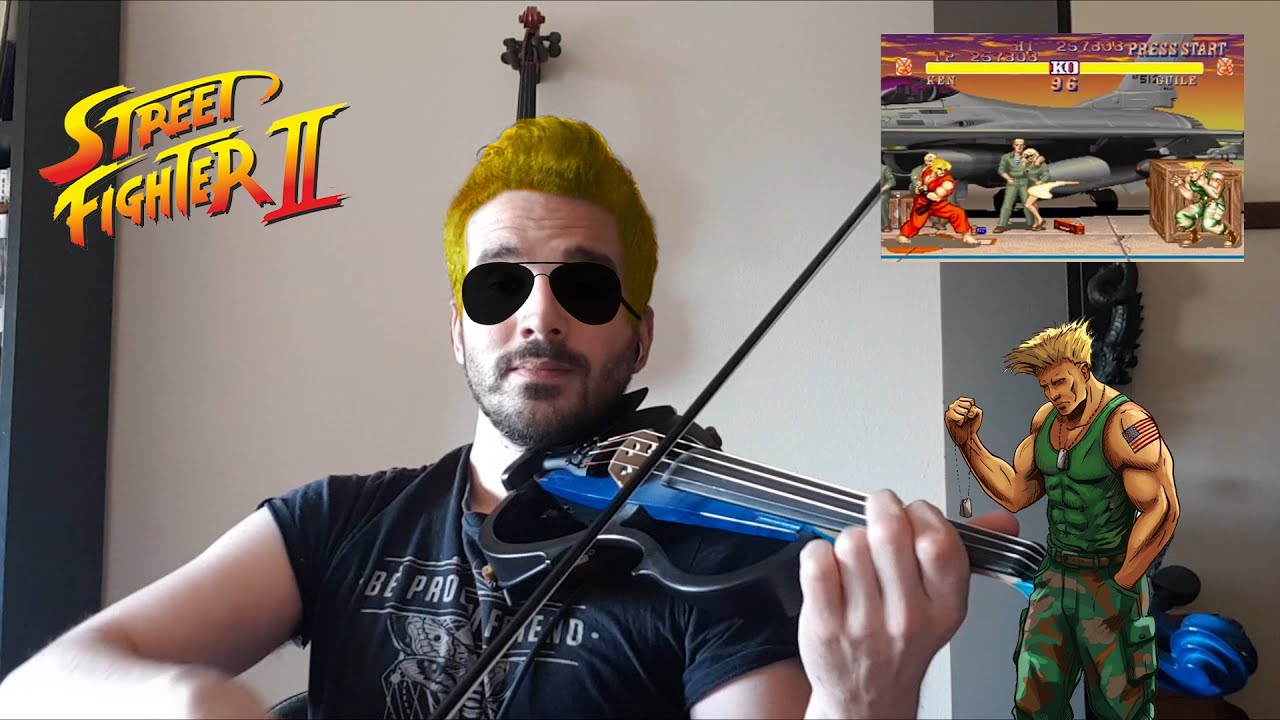 Street Fighter II - Guile stage theme [Violin Cover] - YouTube
