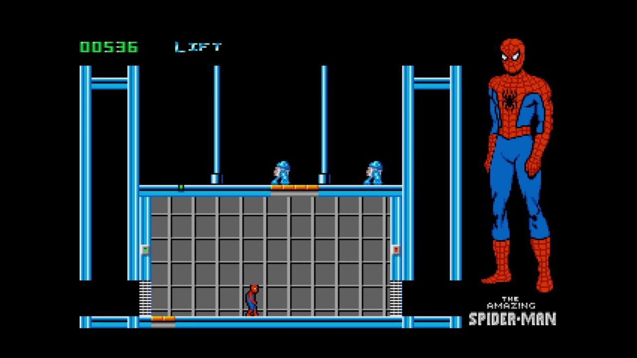 Let's play #98 Old game in MS-DOS - The Amazing Spider Man - YouTube