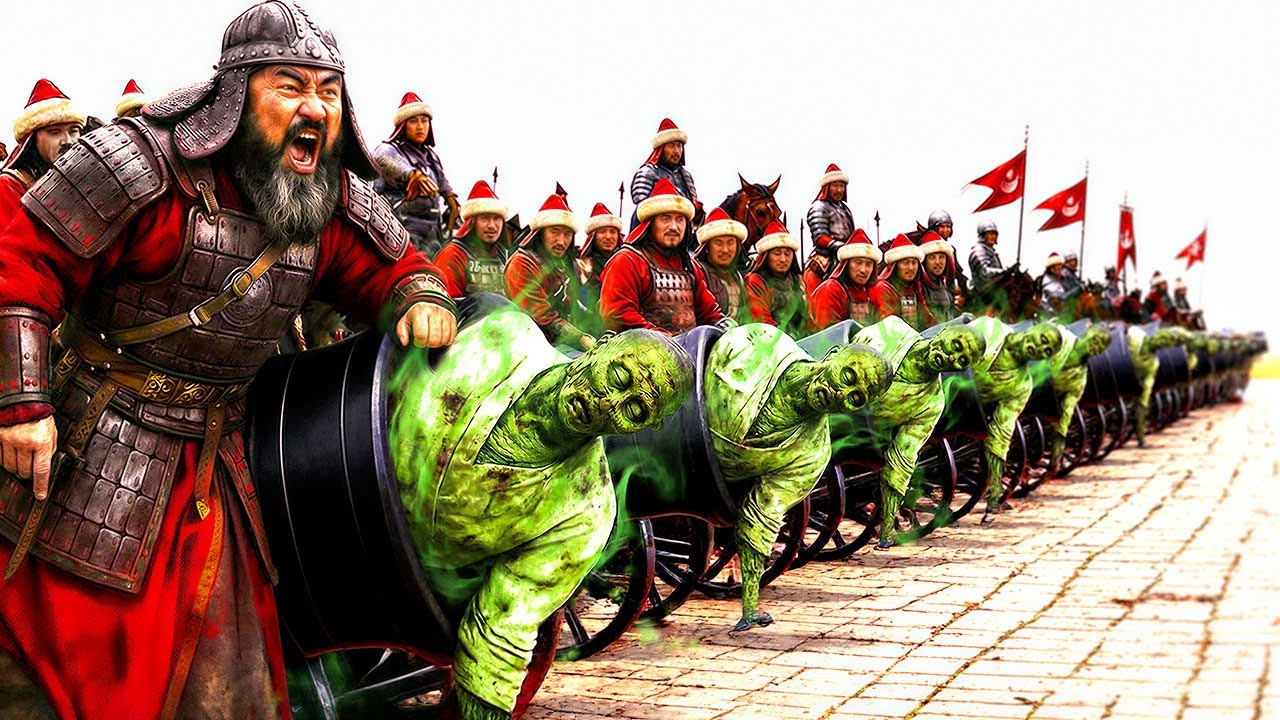How Mongols Used "Plague Corpses" to INFECT Europe (50 Million Dead ...