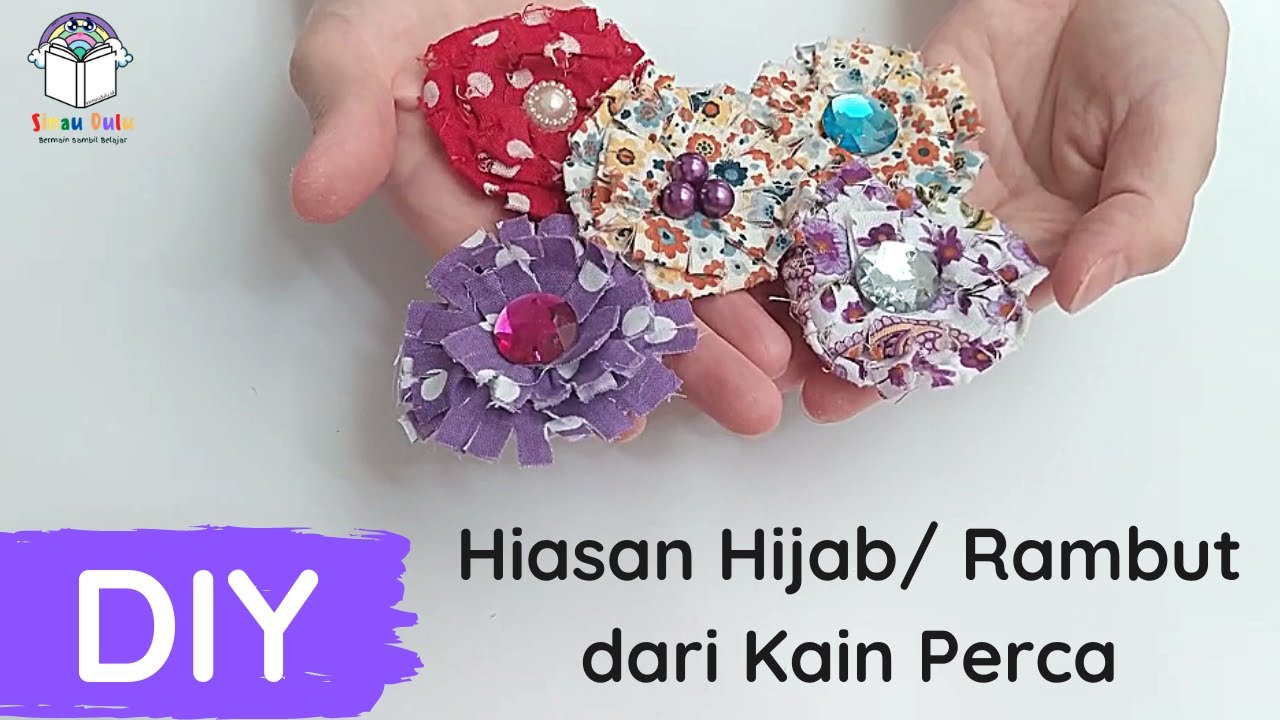 Art and Crafts | Art Crafts to do at Home | DIY Hiasan Hijab dan Jepit ...