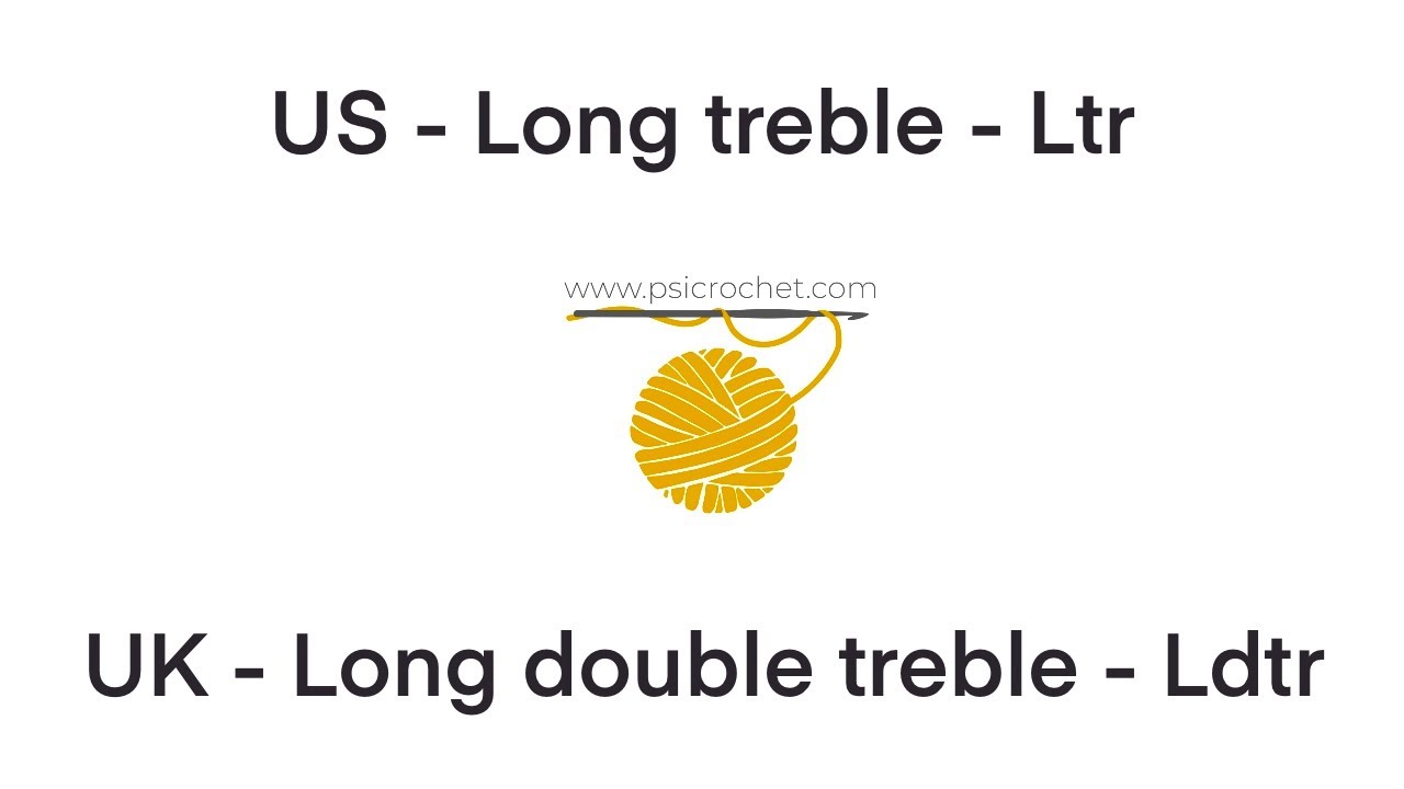 How to crochet the (US) Long treble stitch or the (UK) Long double ...