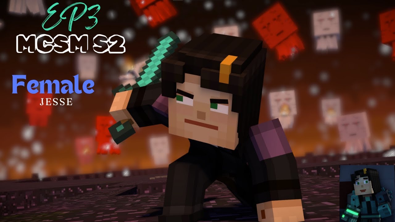 Minecraft Story Mode Season 2 Female Jesse - Episode 3 Full Gameplay ...