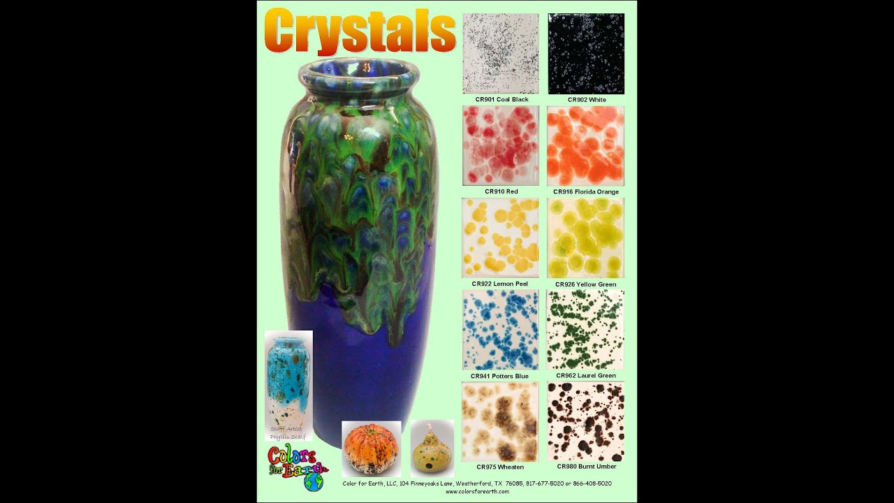 Dry Glaze Crystals - YouTube
