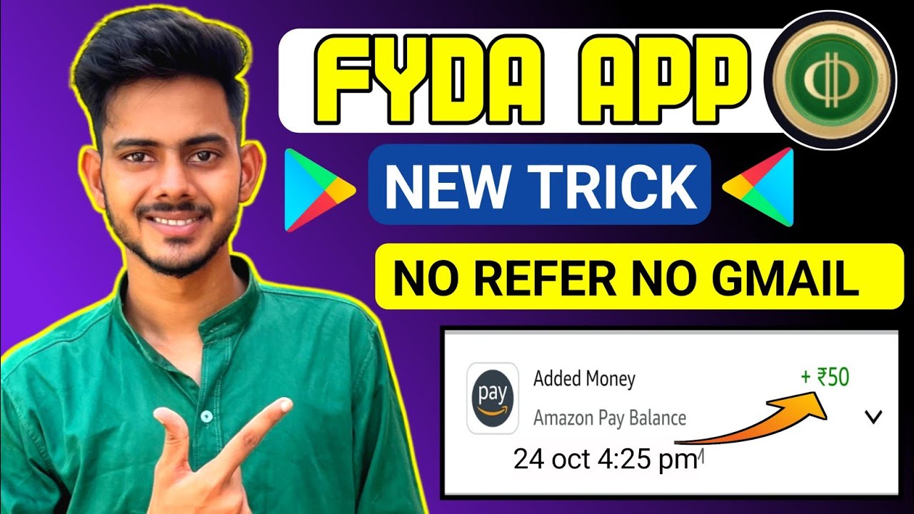 FYDA APP NEW TRICK || FYDA APP UNLIMITED TRICK VOUCHER || EARNING APP ...