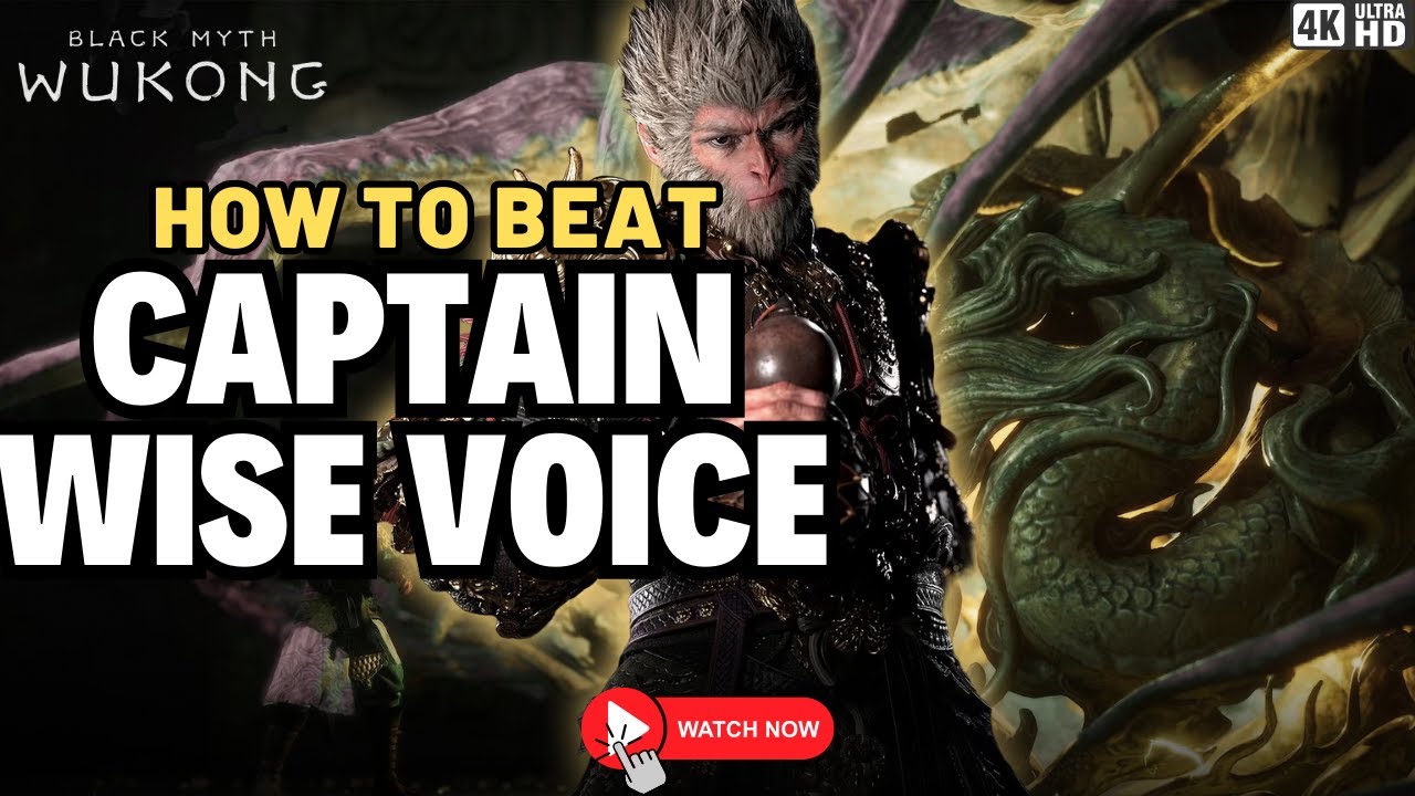 Black Myth Wukong: How to Beat Captain Wise Voice? [PS5 Gameplay] - YouTube