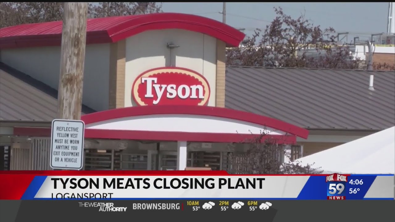 Logansport Tyson plant to close for 14 days - YouTube