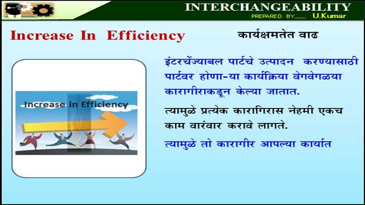 3. Advantages Of Interchangeability - YouTube