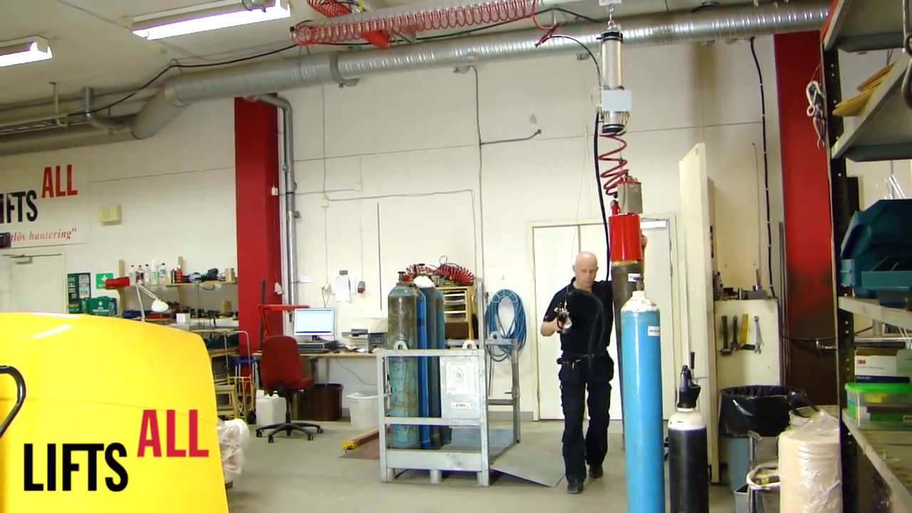 Lifting gas tubes with vacuum / Lyfta gastuber med vakuum - Lifts All ...