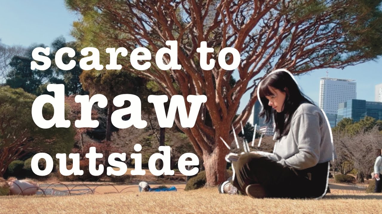 How to feel confident drawing in public ️ - YouTube
