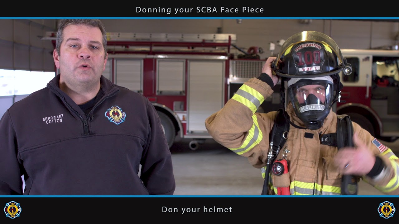 SCBA Mask Donning Training - YouTube