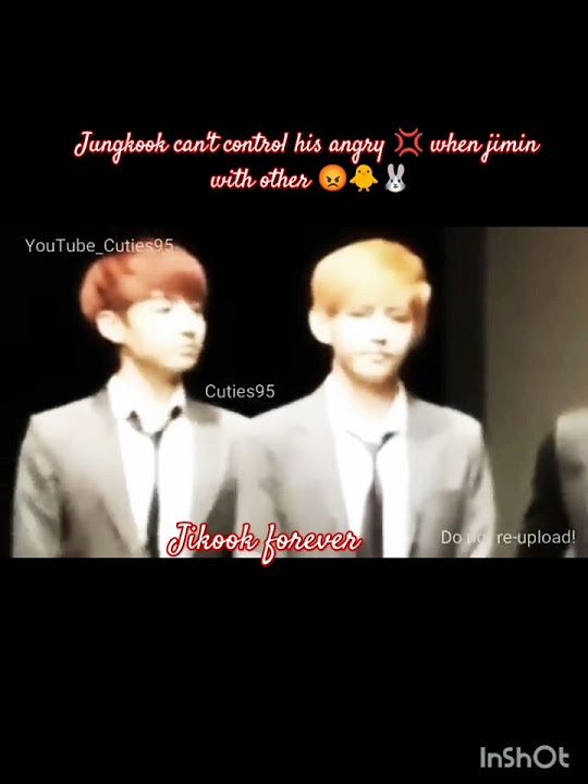 Jungkook angry another level 😡🔥🐰🐥 #jikook #jikookff #minkook #kookmin # ...