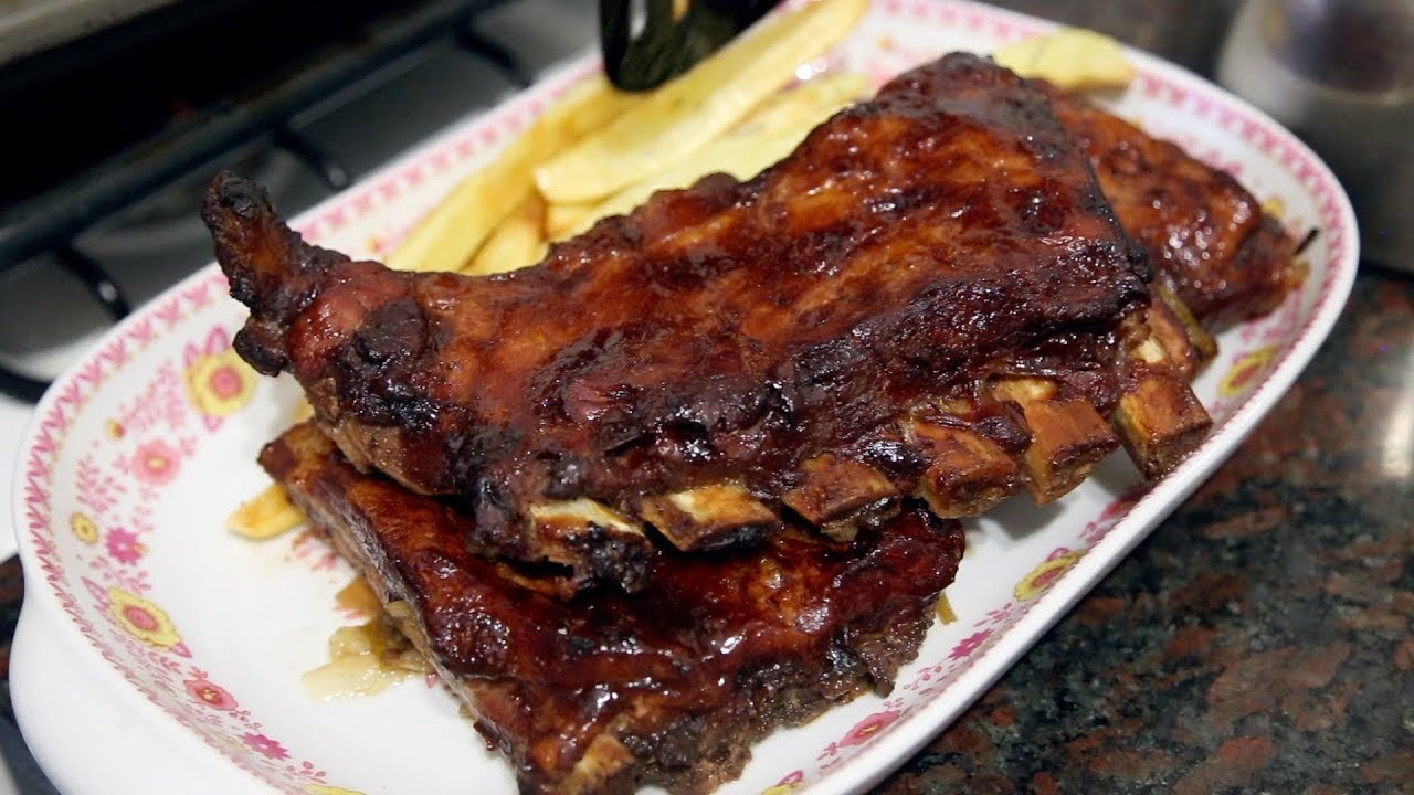 ¿Hay Algo Rico? Pechito de cerdo con barbacoa - YouTube