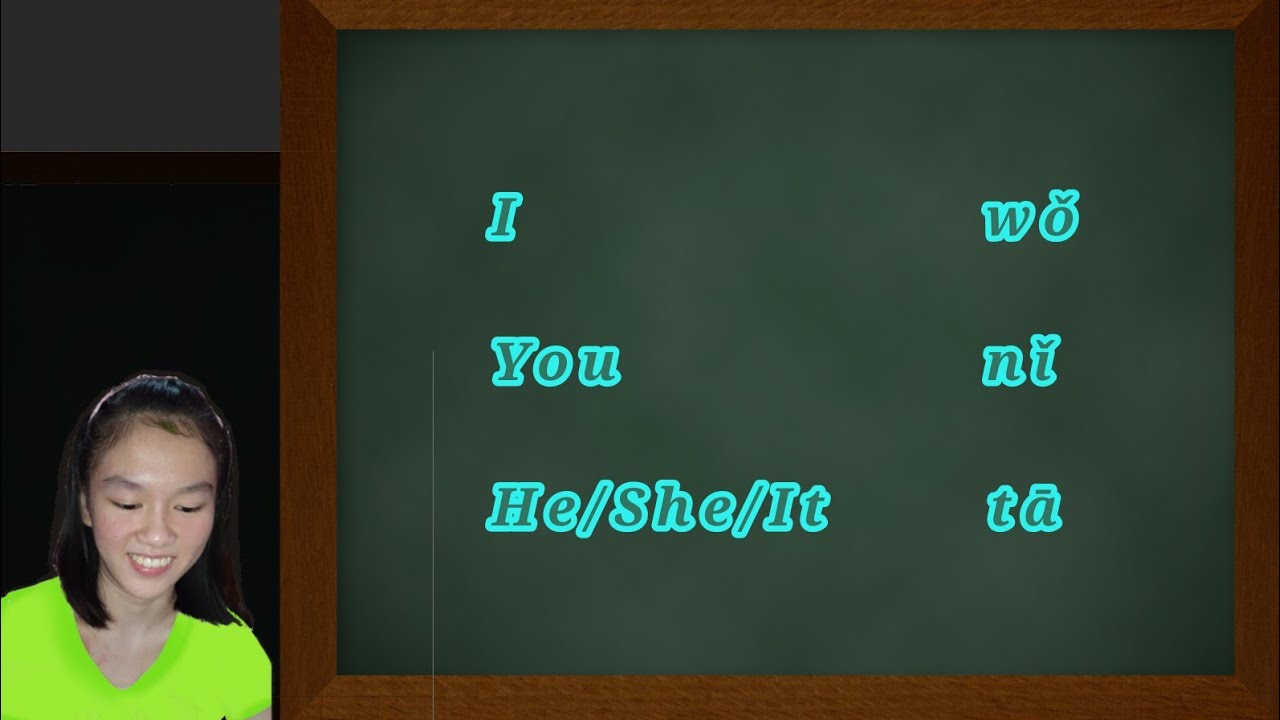 Personal Pronouns in Mandarin Chinese(* ‿ )→ Beginner - YouTube