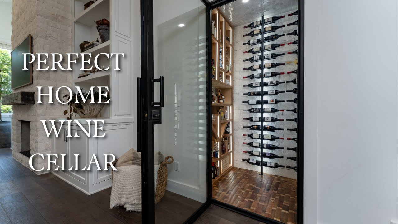 The Perfect Cozy-Looking Modern Wine Cellar in 2024! - YouTube