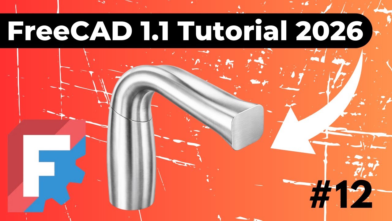 FreeCAD Loft & Pipe with Multiple Profiles - FreeCAD Tutorial 2026 ...
