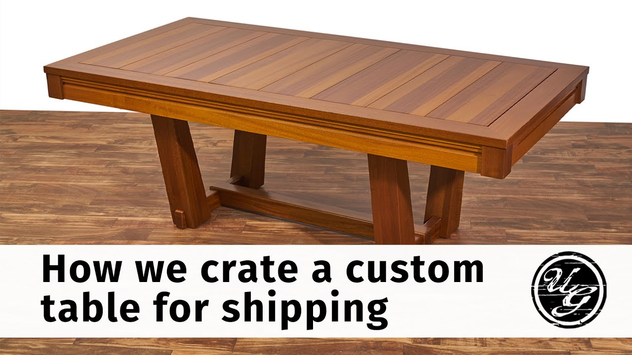 How we crate a custom gaming table for shipping - YouTube