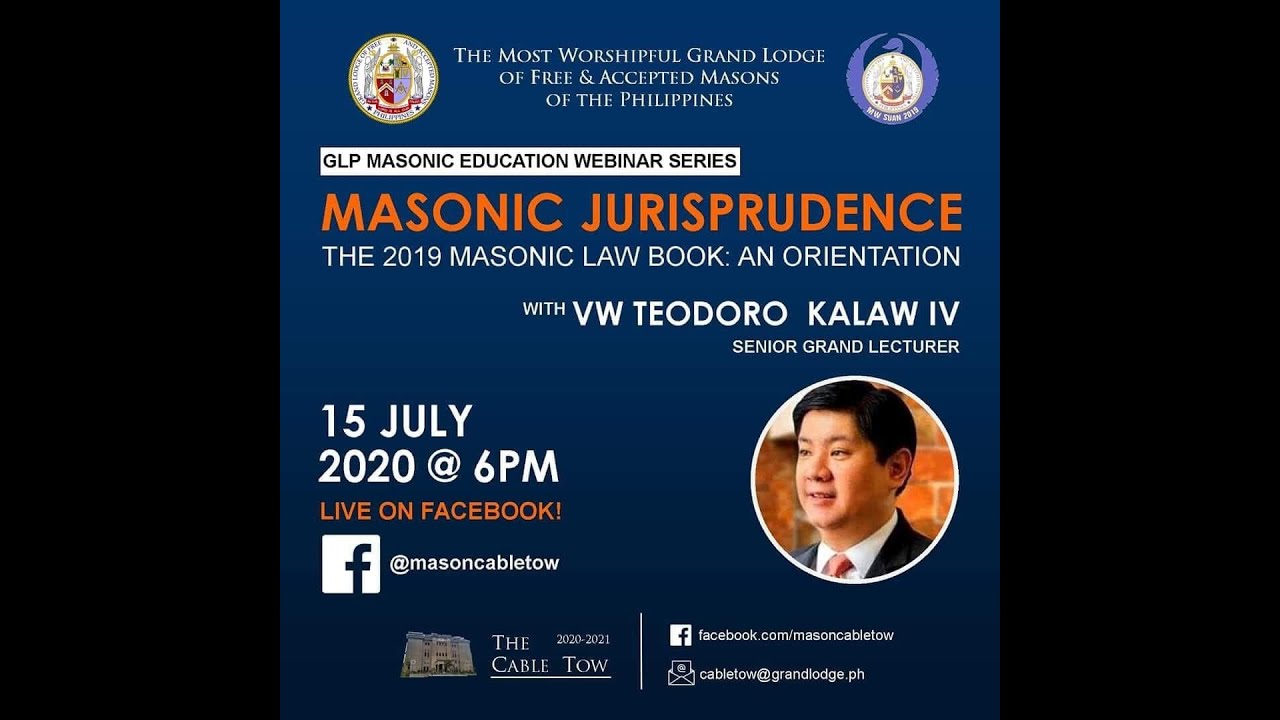 The 2019 Masonic Law Book: An Orientation - YouTube