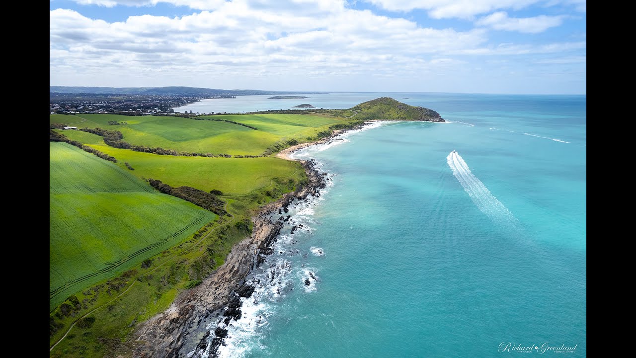 Relaxing Ride & Fly over Pt Elliot to Waitpinga Beach - YouTube