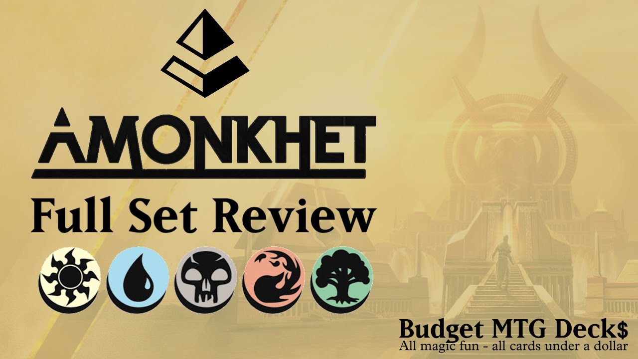 Amonkhet | Full Set Review | Multicolored, Artifacts & Lands - YouTube