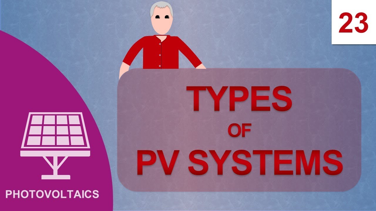 Types of PV Systems: Course Photovoltaics #23 - YouTube