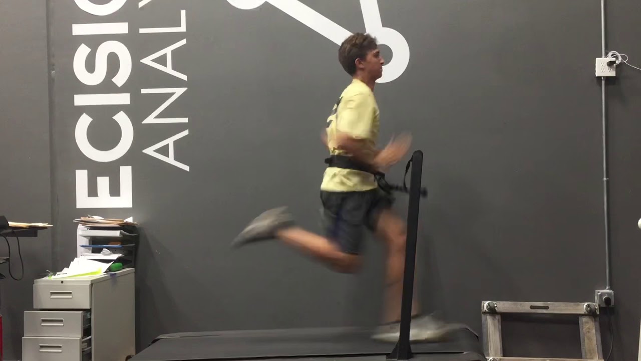 High Speed treadmill, 20.5 mph - YouTube