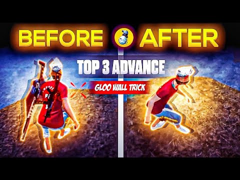 TOP 3 NEW ADVANCE GLOO WALL TRICK LIKE LEGENDS🔥 / JOYSTICK STYLE SECRET ...