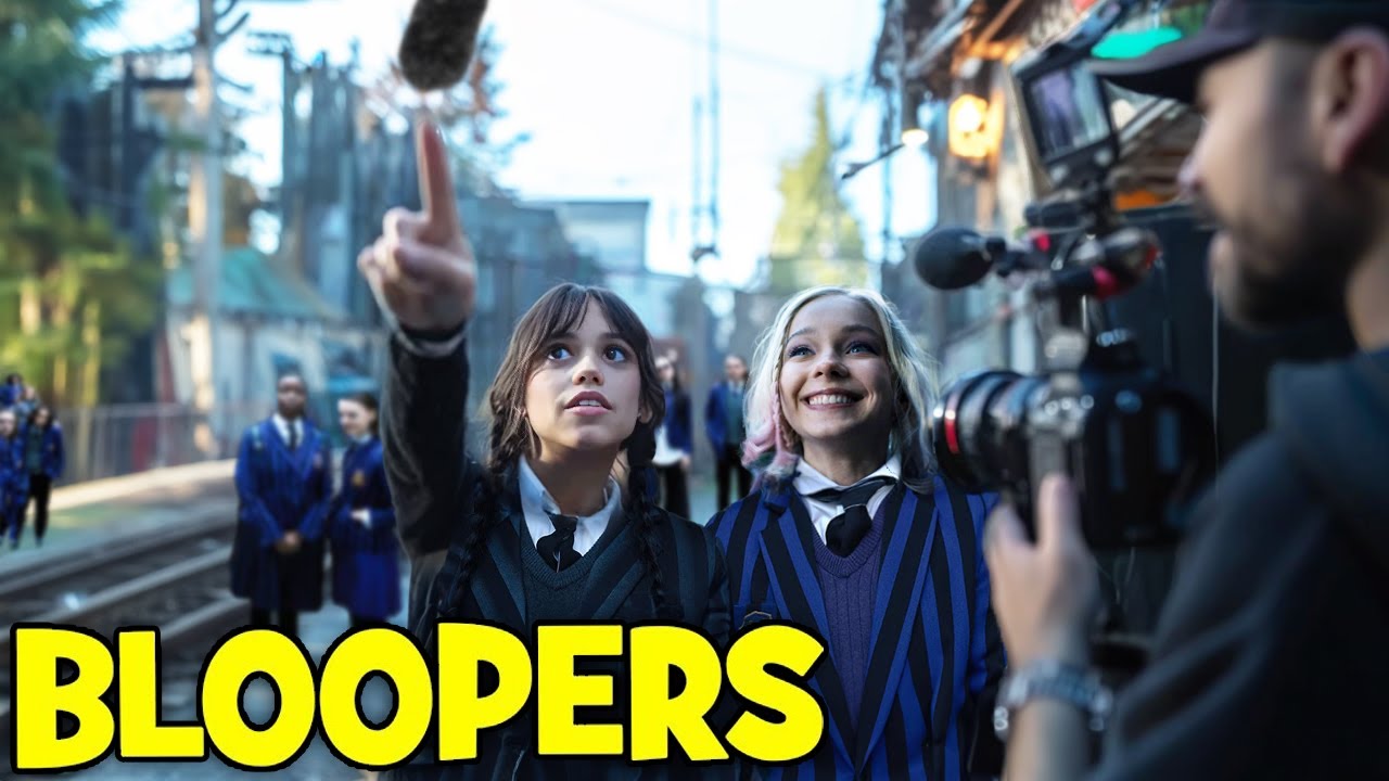 WEDNESDAY Season 2 Bloopers That Are Even Better Than The Show - YouTube