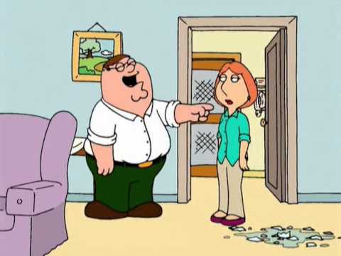 Family Guy - (S2xE12) Peter scares lois - YouTube
