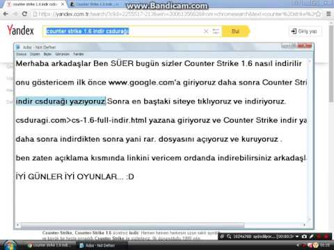 Counter Strike 1.6 Nasıl İndirlir ?