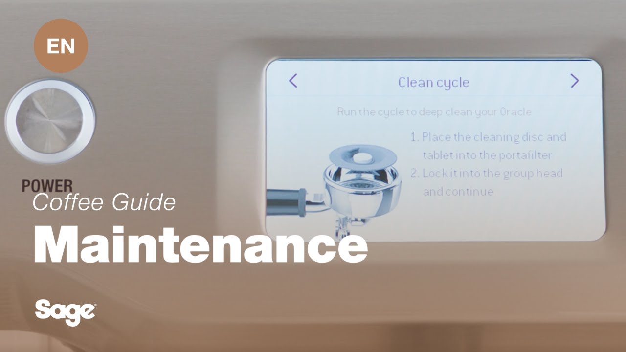 Opastukset - Puhdistusohjelman käyttö | Oracle™ Touch | Sage