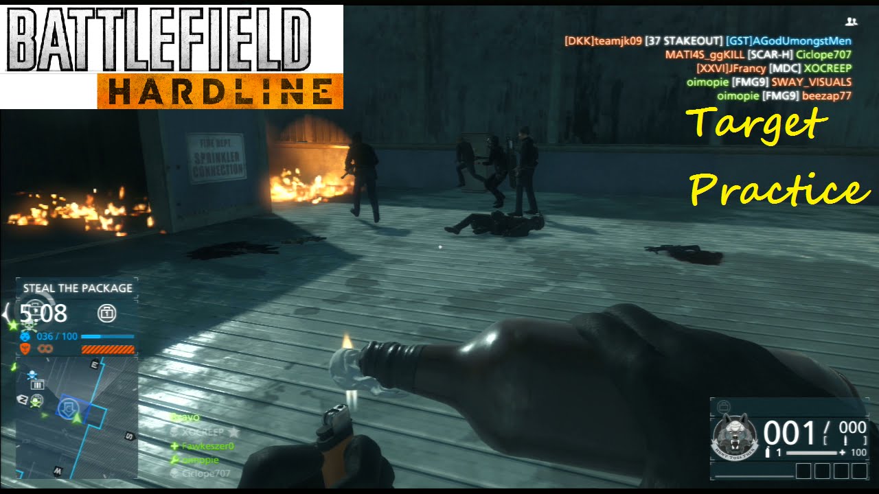 Battlefield Hardline PS3 Multiplayer - Target Practice - YouTube