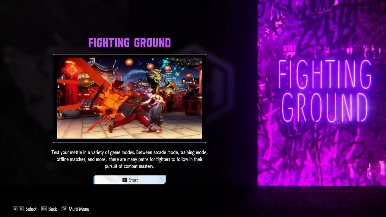 Street Fighter 6 - Closed Beta Menu OSTs - YouTube