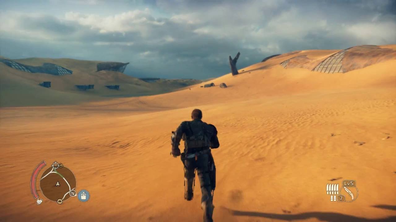 HOW BIG IS THE MAP in Mad Max? Sprint Across the Map - YouTube
