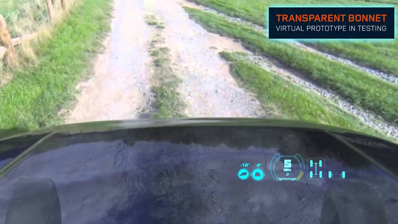 «прозрачный капот» Land Rover Reveals Transparent Bonnet Concept - YouTube