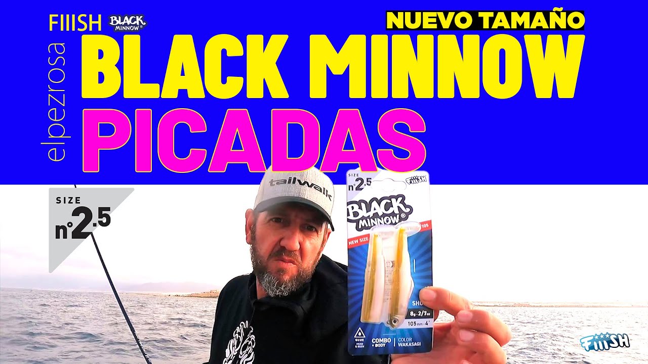 Picadas pescando pargos con Black Minnow 2.5 de 105mm | Cast to Catch ...