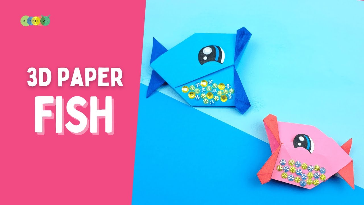 Easy Fish Craft | 3D Paper Fish Origami - YouTube
