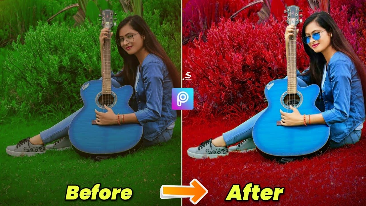 Picsart Red Tone Photo Editing | Picsart Girls Photo Editing Tutorial ...