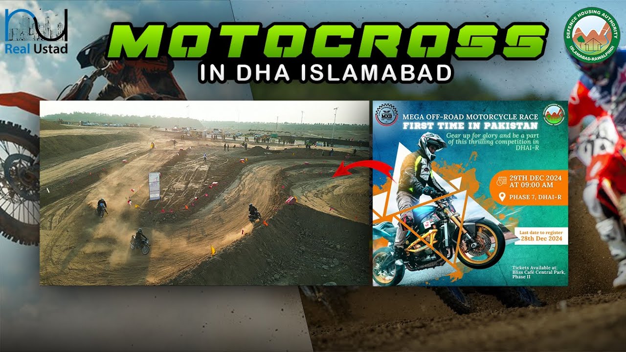Motocross Event In Dha Phase 7 Islamabad | Real Ustad | Dha Islamabad ...