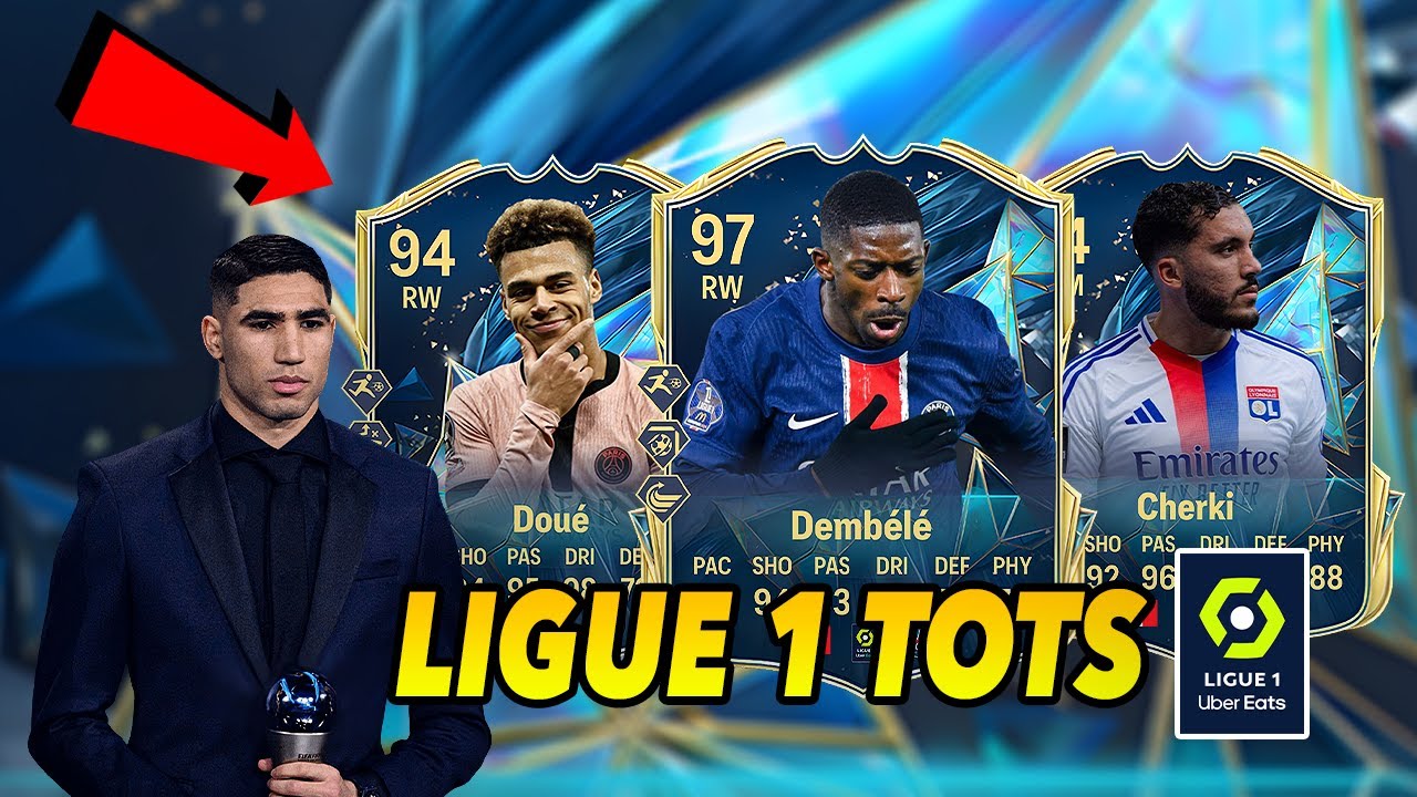 FC 25 LIGUE 1 TOTS LEAKED! 97 DEMBELE, 95 MENDES & MORE! - YouTube