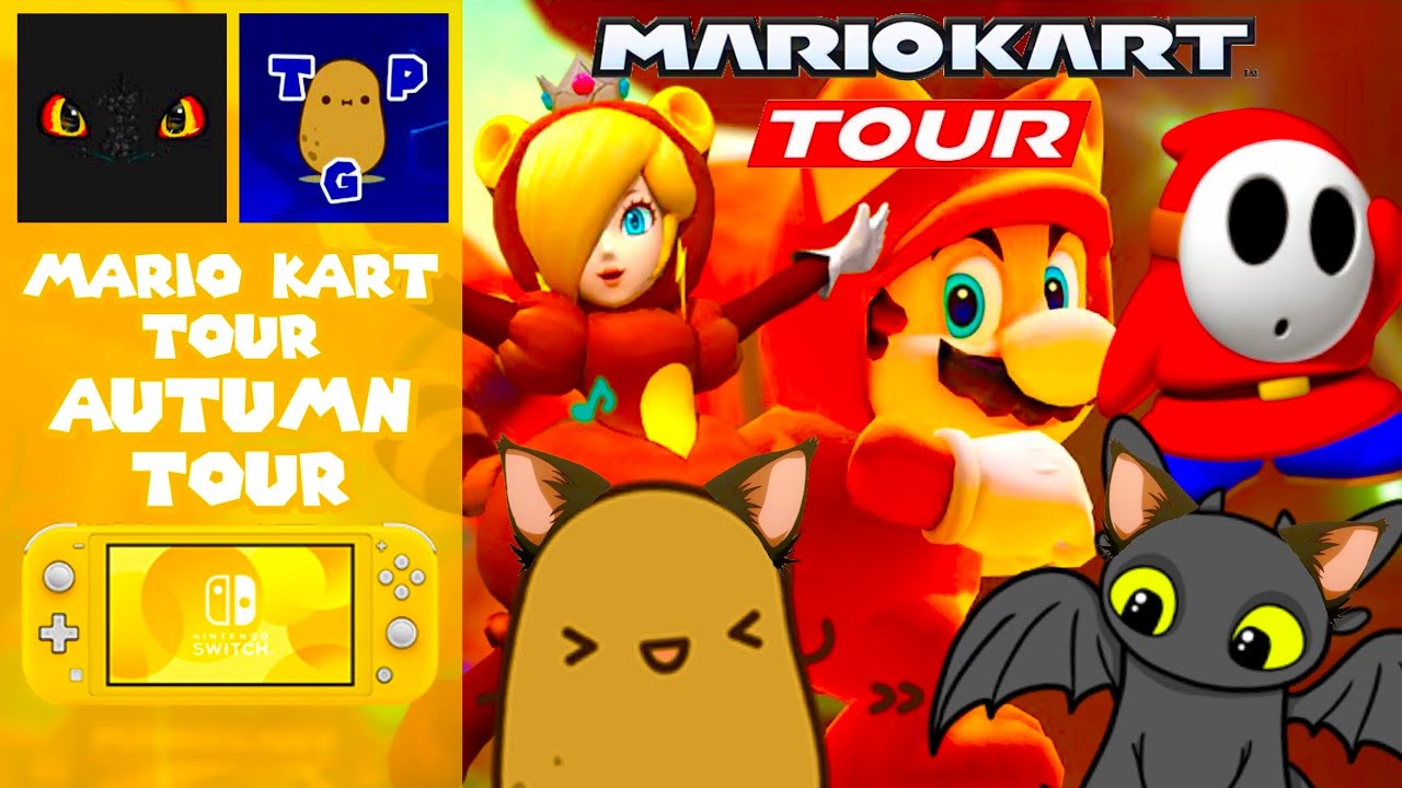 TheSplitScreenSquad - Mario Kart Tour - Autumn Tour Supercut - YouTube
