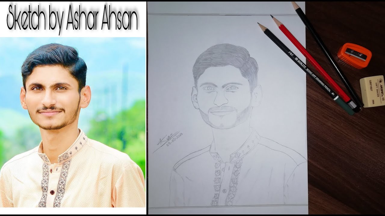 Sketch By Ashar Ahsan | Sketch | Art | [Sketching] - YouTube