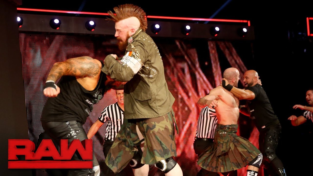 All-out chaos erupts among Raw's tag teams: Raw, Sept. 11, 2017 - YouTube