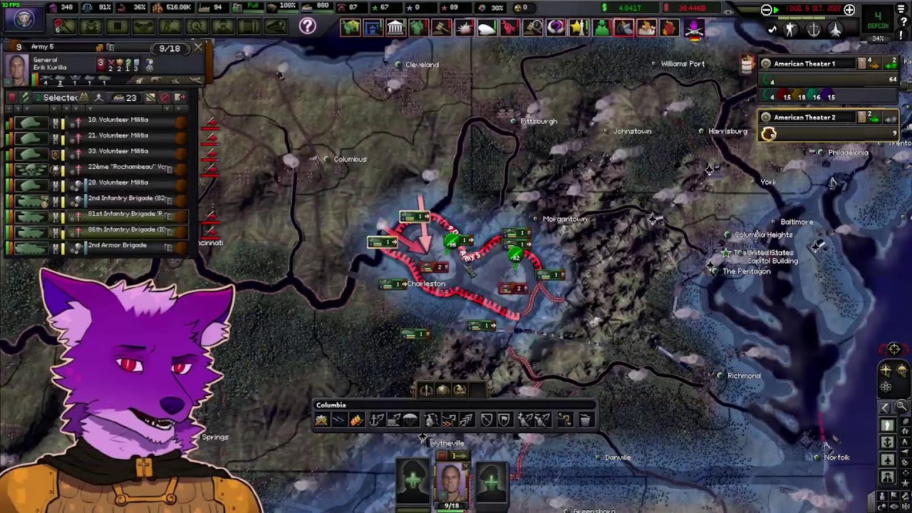 hoi4 fire rises american caligula (umarım) - YouTube