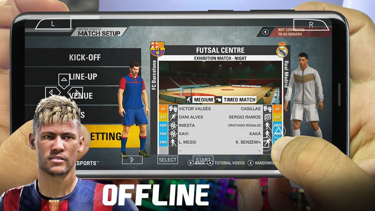 FIFA OFFLINE FUTSAL COM COPA DO BRASIL E MODO CARREIRA ANDROID - YouTube