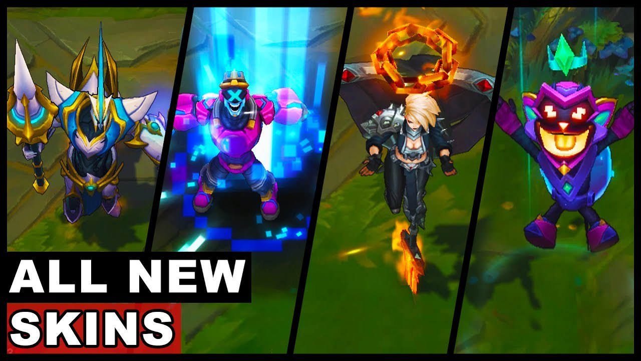 All New Battle Boss Pentakill Lancer Zero Skins Ziggs Malzahar Kayle ...
