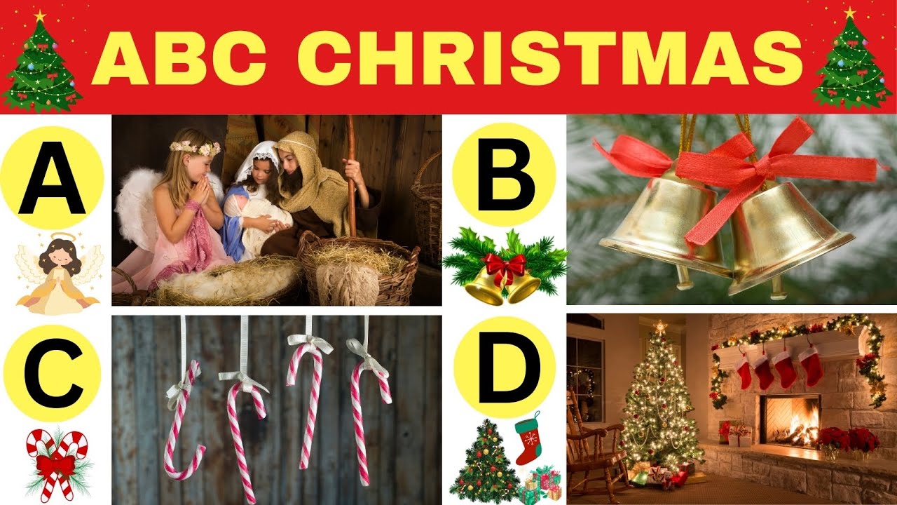ABC Christmas for Children | Learn Alphabet with Christmas for Toddlers ...