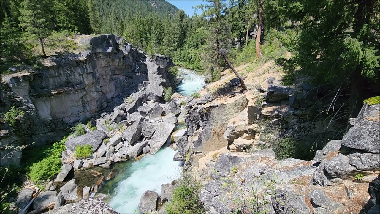 Fishtail Falls, Box Canyon Viewpoint, Entiat, Washington - YouTube