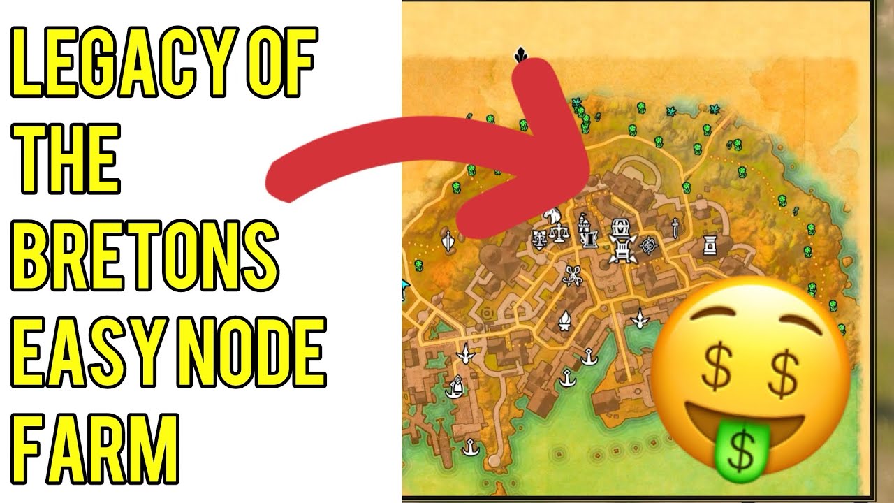 ESO Farm This Alchemy Spot! Double Drops Legacy of The Bretons - YouTube